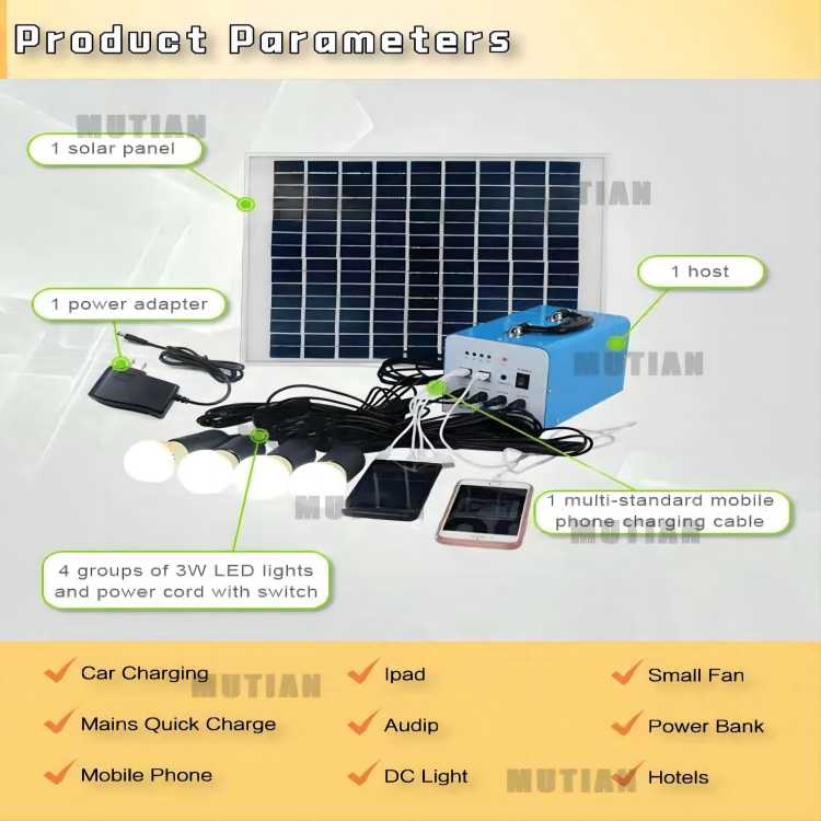 China Portable Solar Energy Mini Solar Panel Power System Portable ...